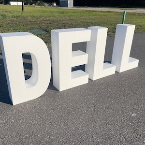 Self Standing Foam Letters for Events | 30" Customizable 3D Characters ...