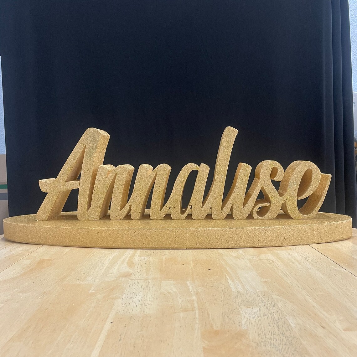 Custom Nametag Name Sign | Customizable 3D Foam Name Label Backdrop ...