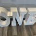 One Table Base Letters | 30" Tall Freestanding 3D Styrofoam ONE ...