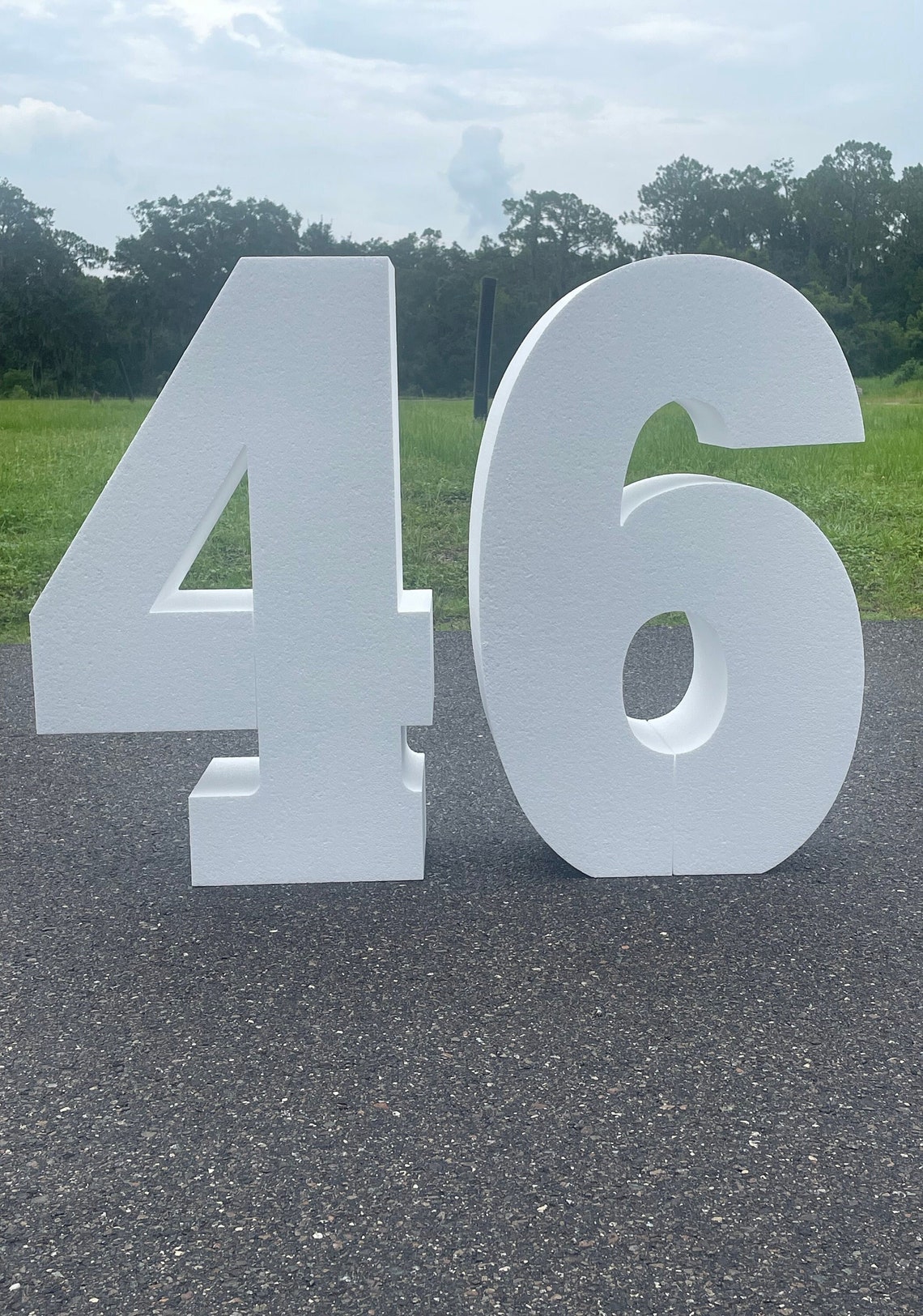 CHOOSE ANY 2 NUMBERS for Parties, Birthdays Big 3D Foam Numbers for ...