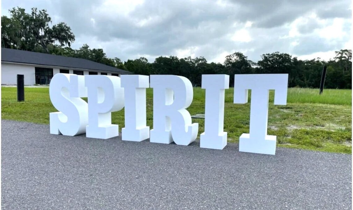 Giant Self Standing Styrofoam Letters | Custom 3D Foam Word Characters ...