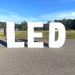 3 Foot Tall Standing Letters | 3 Ft Tall Foam Signage for Outside ...