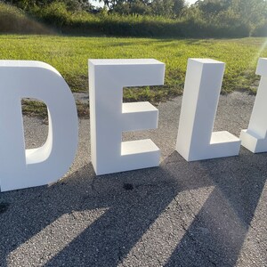 Giant Custom Self-standing Letters | Custom 3D Foam Words and ...