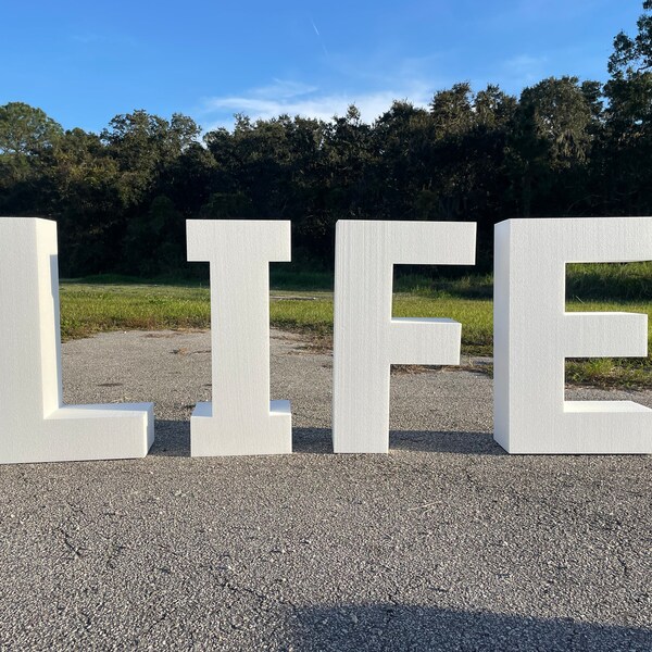 Large Foam Letters - Etsy