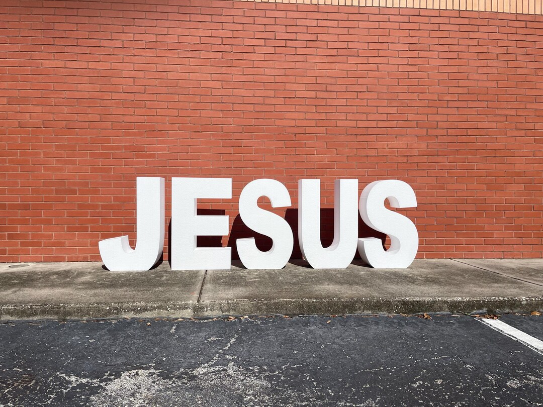 3D Foam Letter Props | Self Standing Word Characters, Initials, Numbers ...