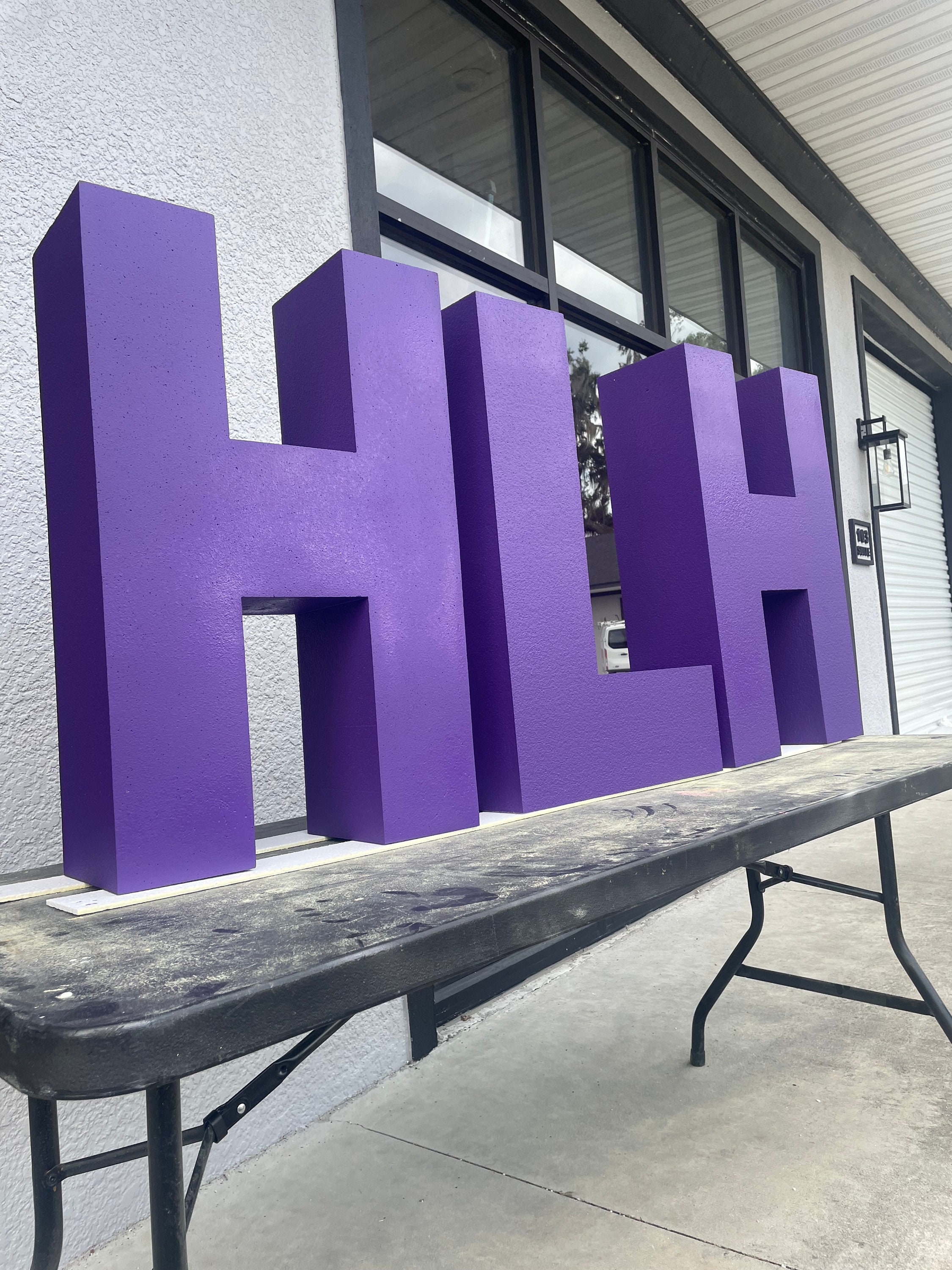 Giant Painted Letters | 2.5ft Tall 30" Tall Personalized Paintable ...