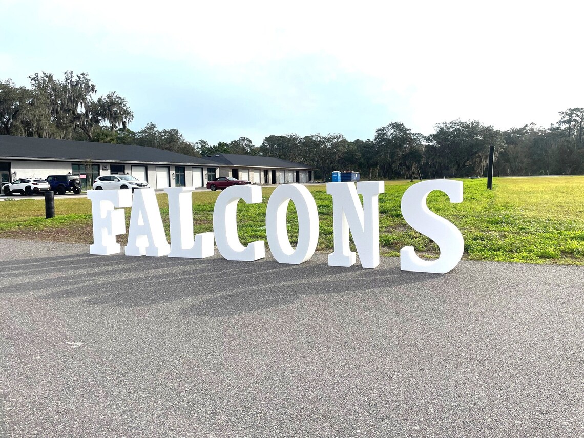 Giant Self Standing Foam Letters | Custom 3D Styrofoam Words and ...