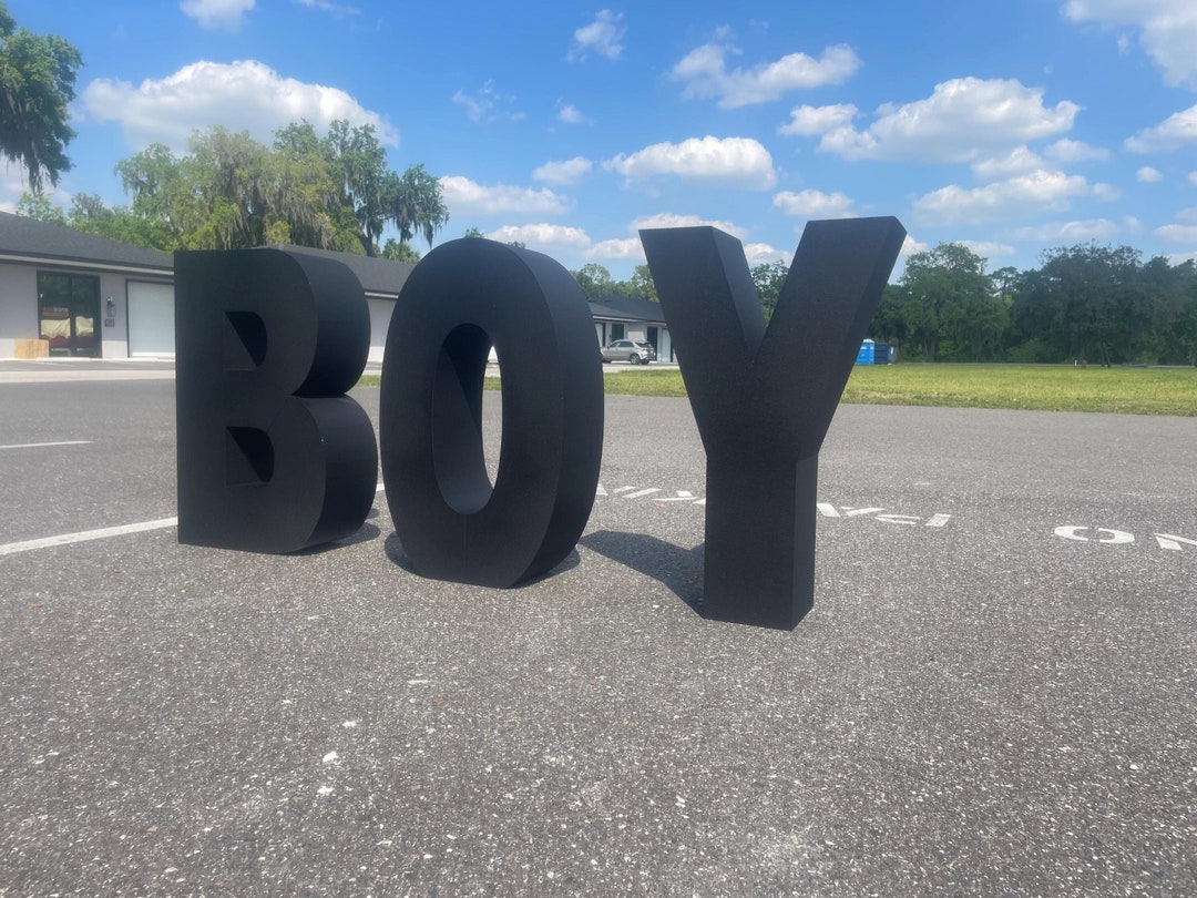 30 Inches Tall Self Standing Paintable Characters, Foam Letters Painted ...