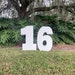 Big Self Standing Foam Numbers for Birthday Parties | 30" Tall Backdrop ...