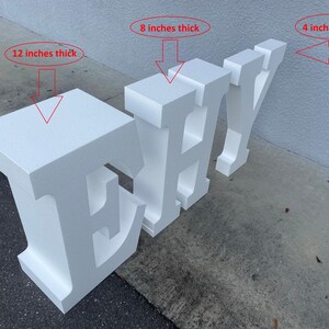 Giant 4 Ft. Tall Painted Letters | Personalized Large Colored Letter ...