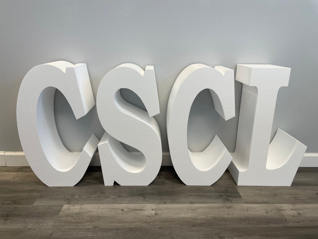 Custom Font Words | Self Standing 3D Letters | Personalized Font ...