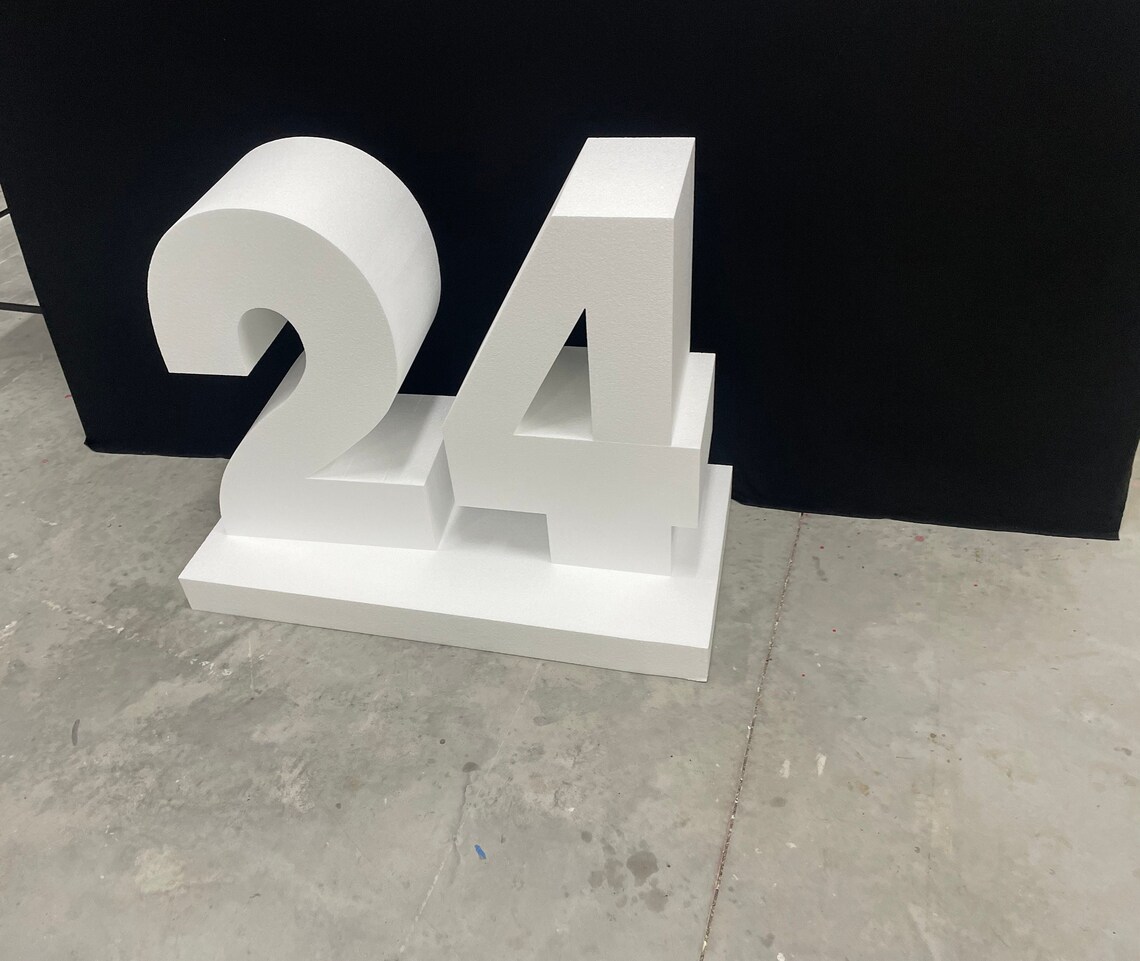 Giant Prop Numbers for Birthday Parties Custom Made Self Standing ...