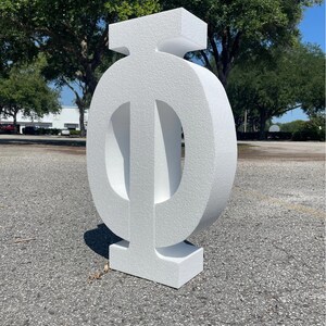 Big 3D Greek Alphabet Styrofoam Letters! | 30 Inches Tall Greek Foam ...