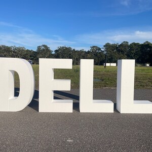 Self Standing Foam Letters for Events 30 Customizable 3D Characters ...