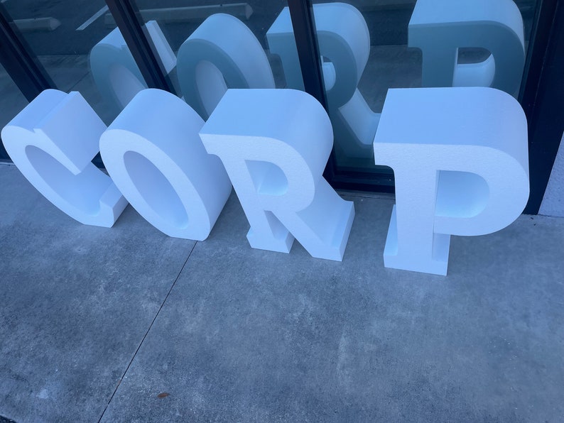 Large Letters for Corporate 3D Styrofoam Words and Letters for ...