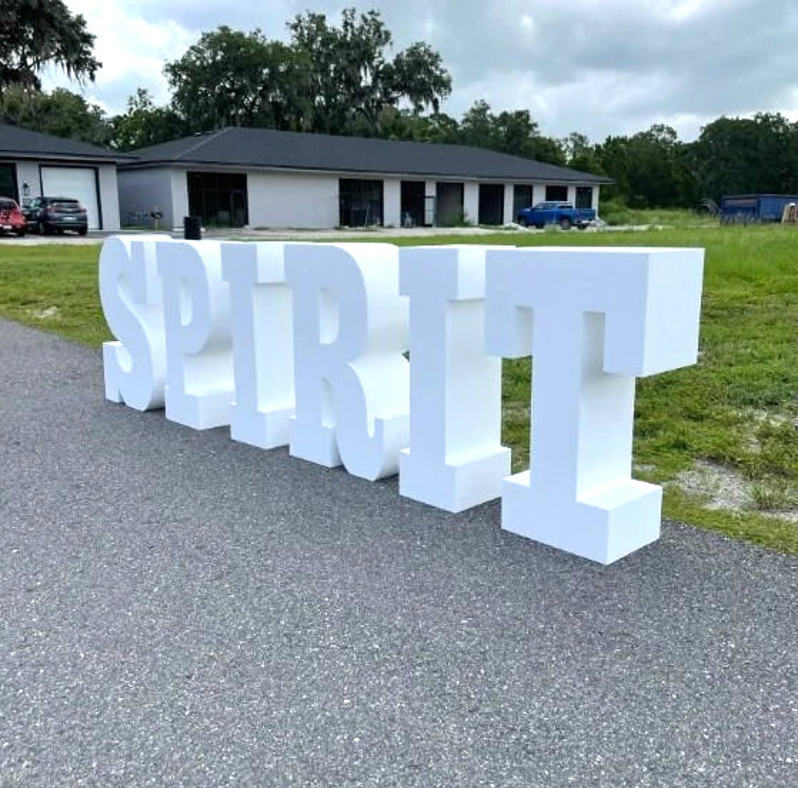 Giant Self Standing Styrofoam Letters Custom 3D Foam Word Characters ...