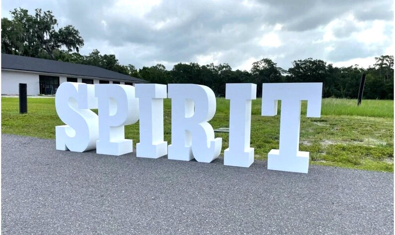 Giant Self Standing Styrofoam Letters Custom 3D Foam Word Characters ...