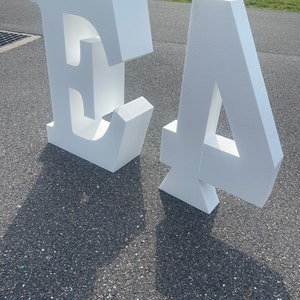 Quinceañera Numeros Letras | 30" Tall 3D Foam Quince Birthday Numbers ...