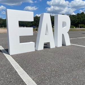 4 Feet Tall Standing Foam Letters! | Customizable Thick 48" Tall Large ...