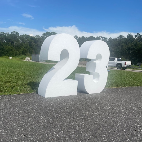Large Wood Numbers - Etsy