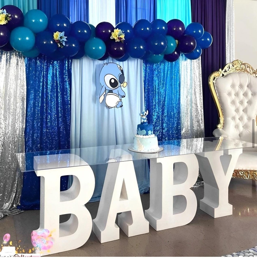 Baby Table Base Letters, Letters for a Baby Shower Party Celebration ...
