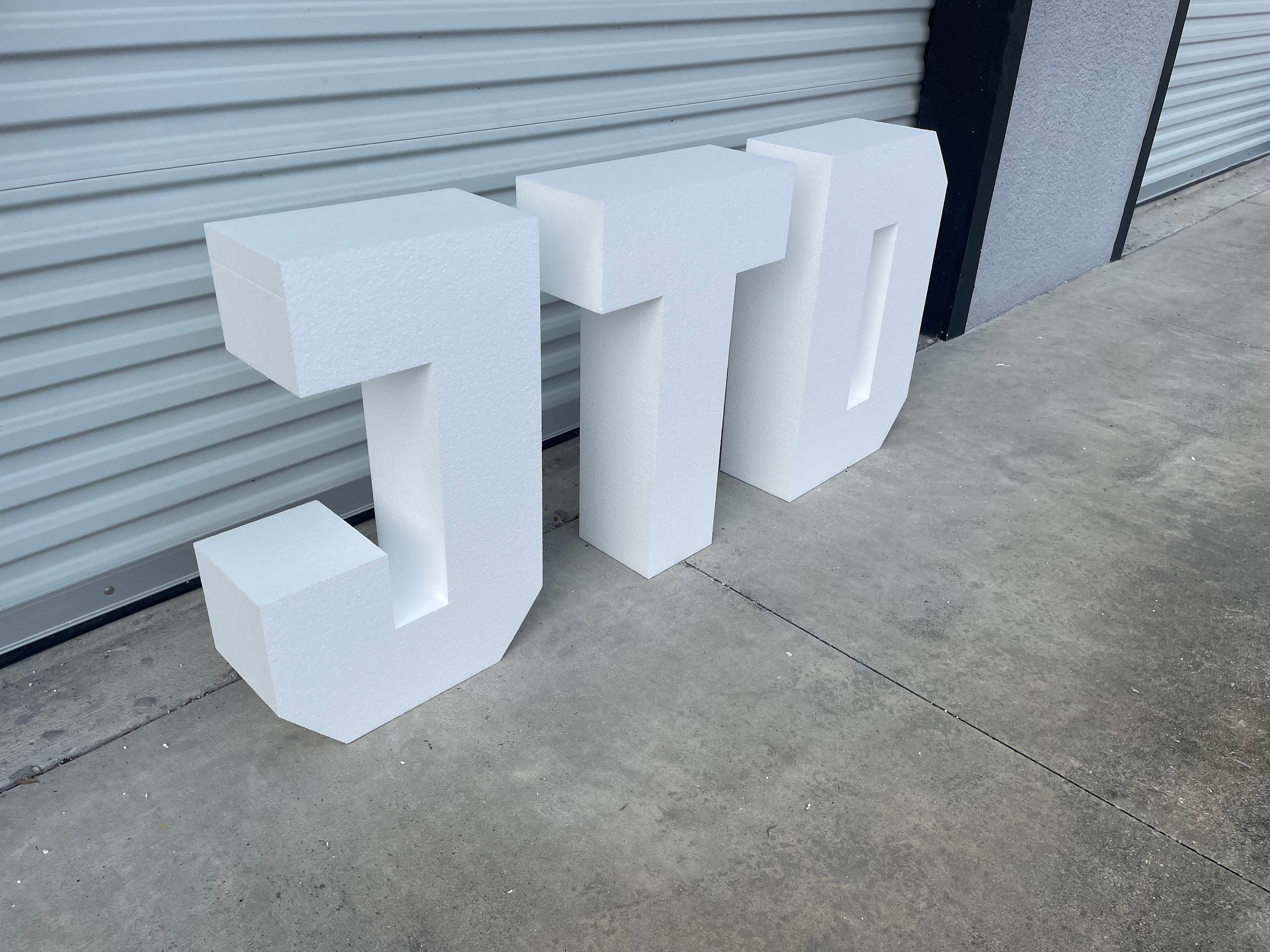 Solid 3D Thick Self Standing Letters Personalized Names, Acronyms, and ...