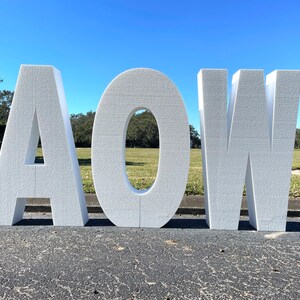 Huge XXL 4ft Tall Letters for Special Events, Giant 4' Tall Self ...