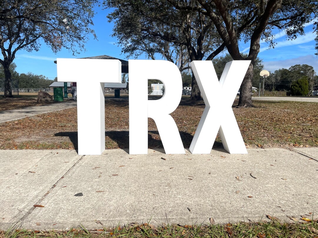 3 Foot Tall Standing Letters | 3 Ft Tall Foam Signage for Outside ...