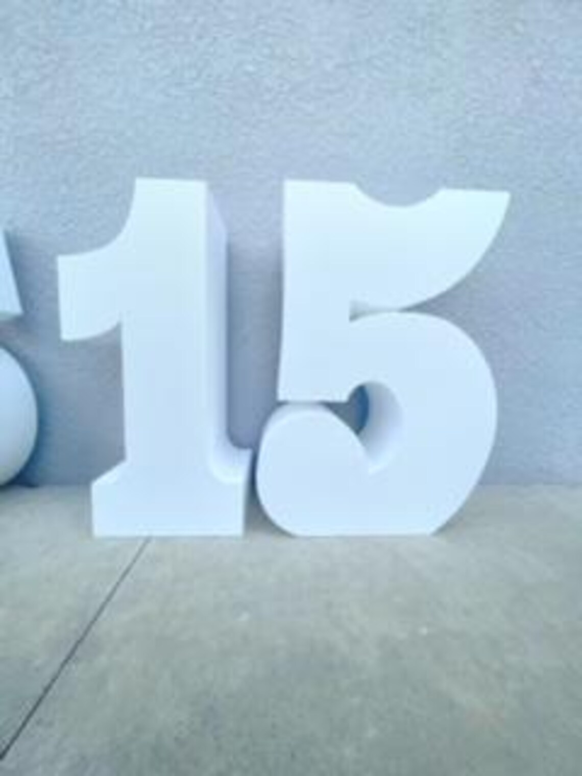 Self Standing Number 15 | Large Foam Fifteen Characters | Girl ...