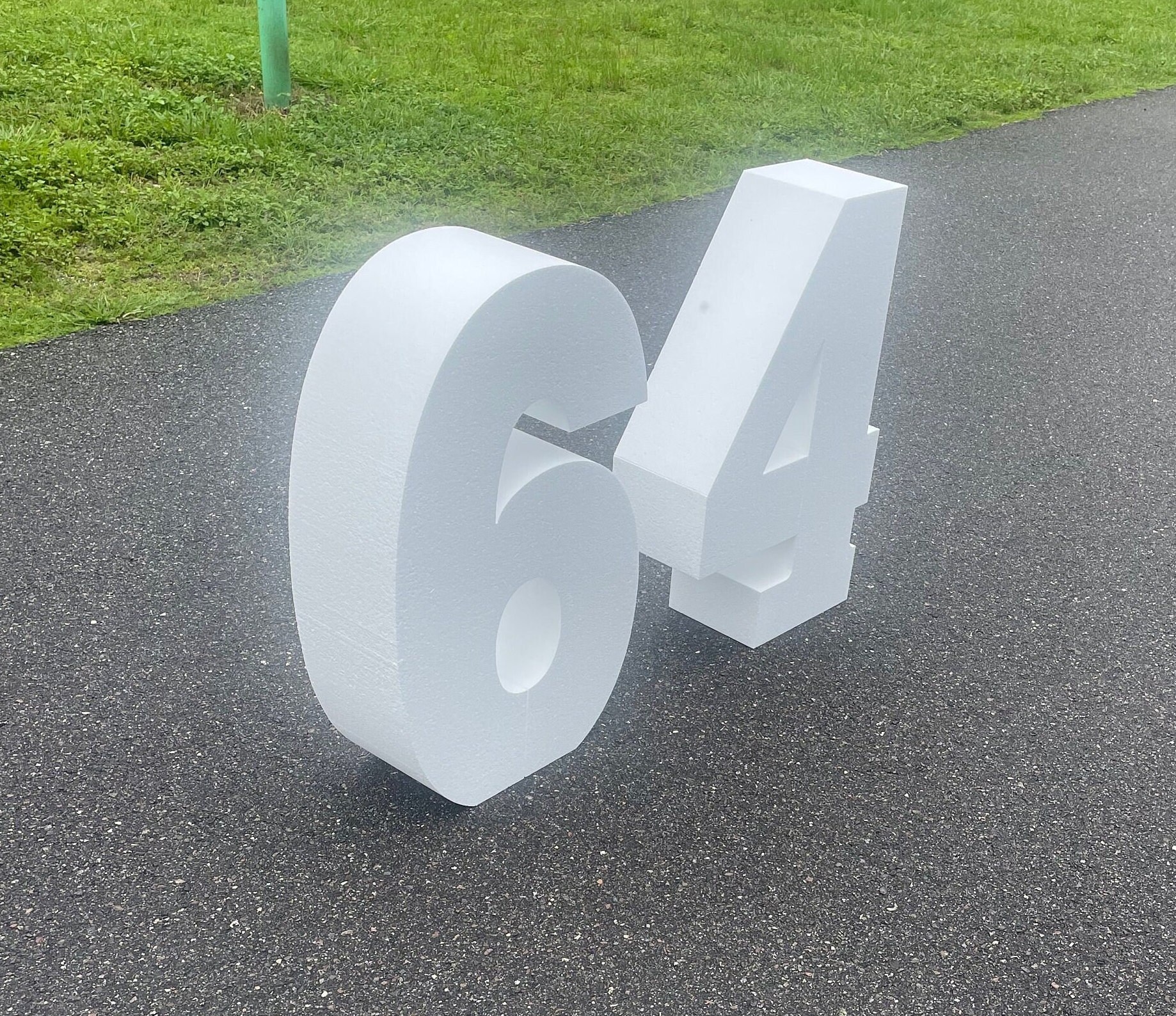 CHOOSE ANY 2 NUMBERS for Parties, Birthdays Big 3D Foam Numbers for ...