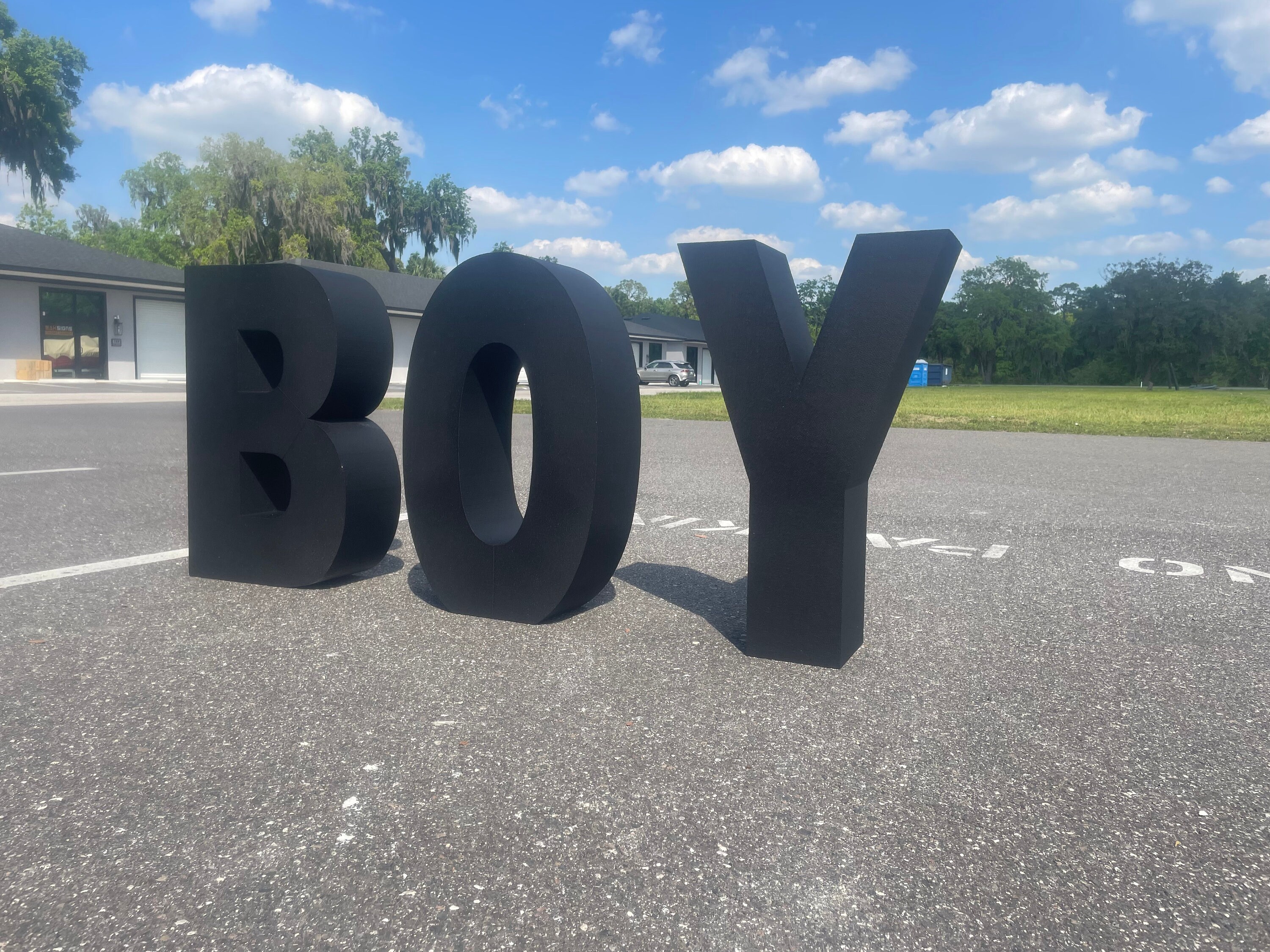 Giant Painted Letters 2.5ft Tall 30 Tall Personalized Paintable ...