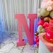 Customizable Painted 3D Letters | Large Colorful Letter Backdrop Prop ...