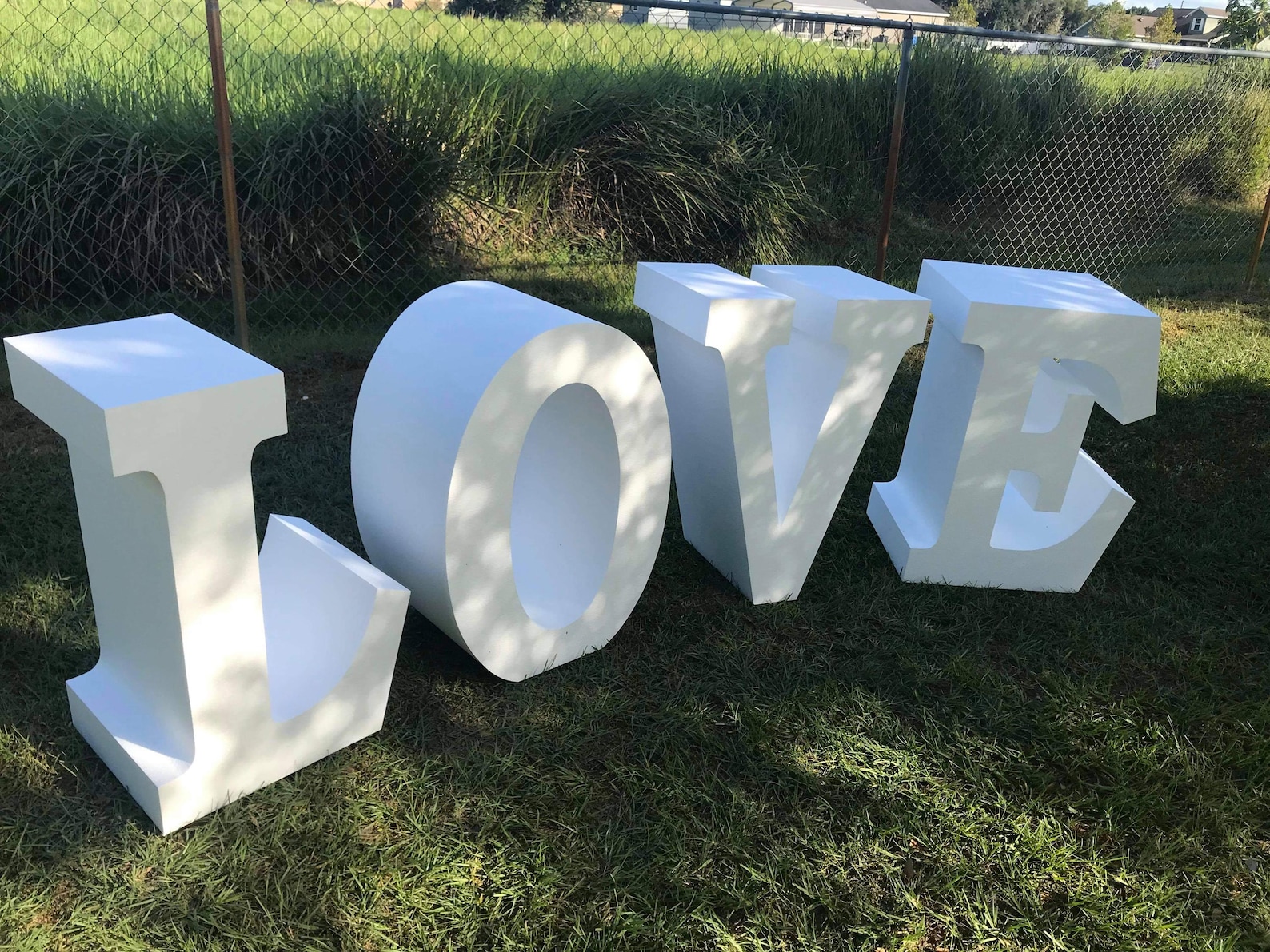 Large Sized Freestanding Styrofoam Letters | Custom 30" Self-standing ...