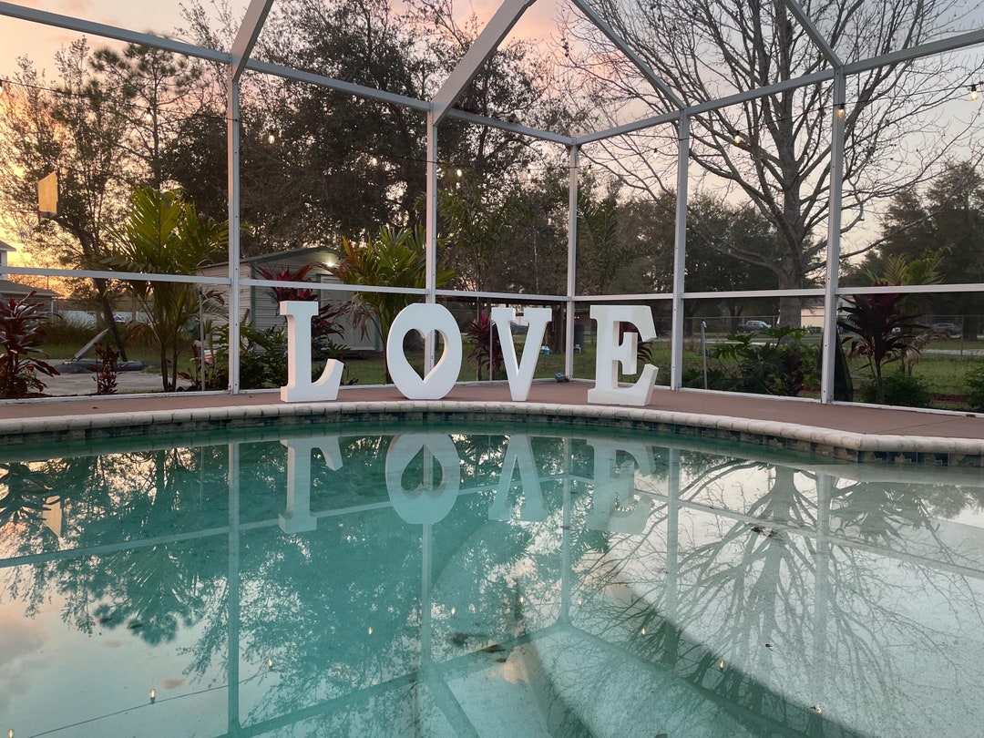 Giant Love Letters | 3D Letters for Wedding Celebrations for the Bride ...