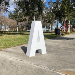 Huge Foam Letters for the Outdoors, Self Standing Characters for ...