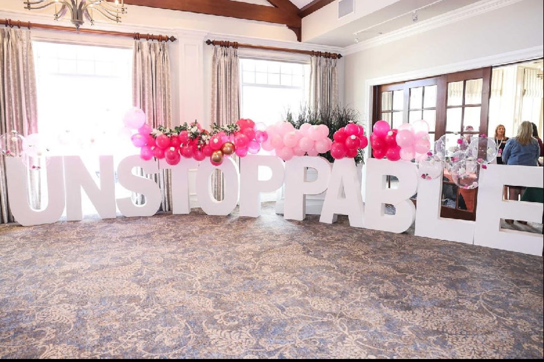 Giant 4ft Tall Letters | Large 48" High Self Standing Characters ...