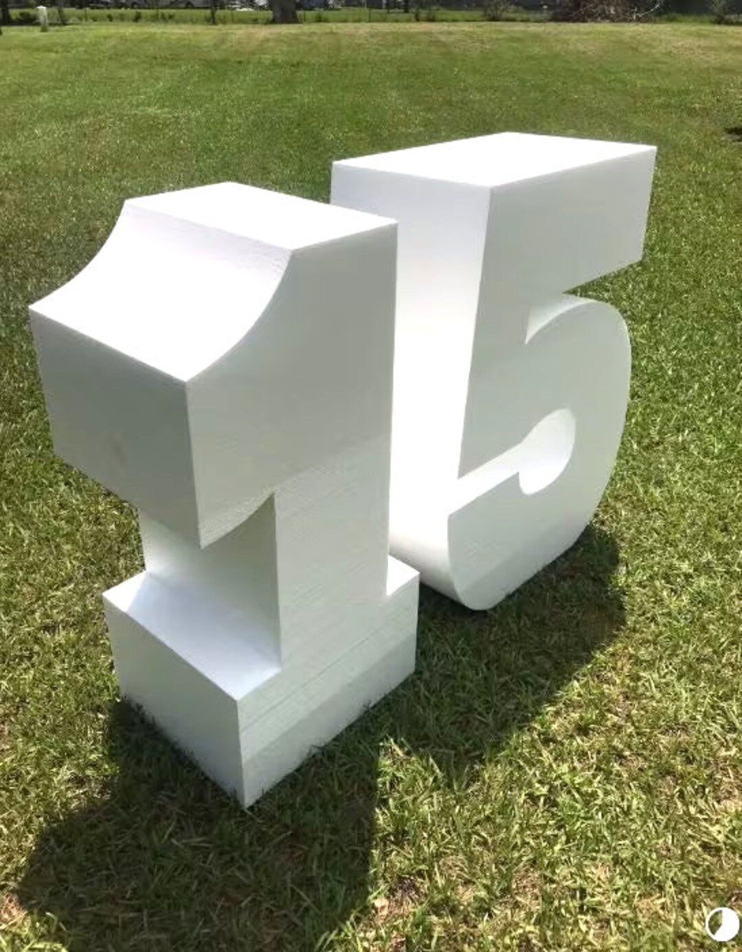 3D Foam Letter Sign Any 2 Numbers, Self Stand Styrofoam Letter Birthday ...