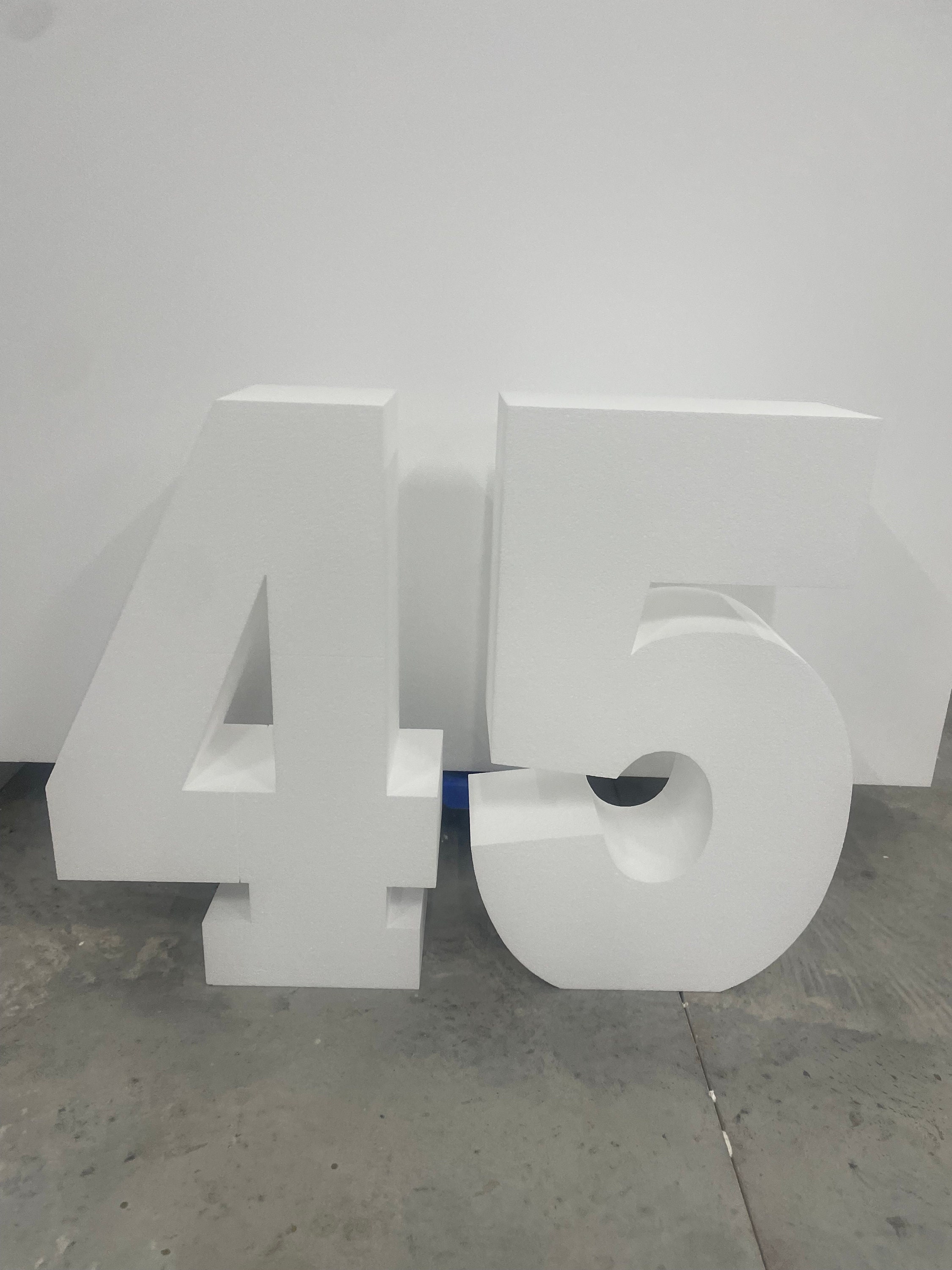 Large Party Numbers 30 Tall Self Standing Floor Letters 3D Birthday ...
