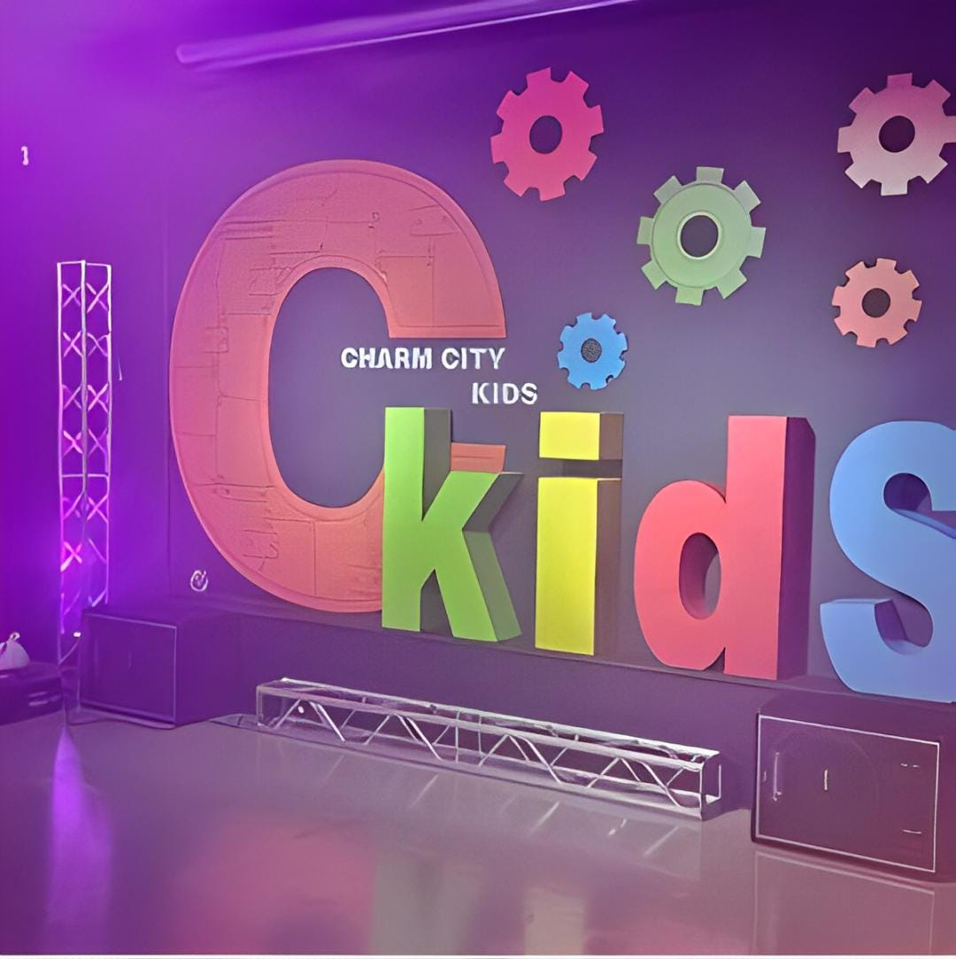 Customizable Painted 3D Letters | Large Colorful Letter Backdrop Prop ...