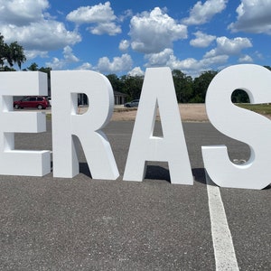 4 Feet Tall Standing Foam Letters! | Customizable Thick 48" Tall Large ...