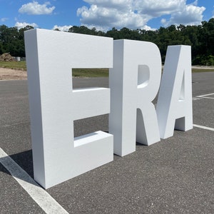 4 Feet Tall Standing Foam Letters! | Customizable Thick 48" Tall Large ...