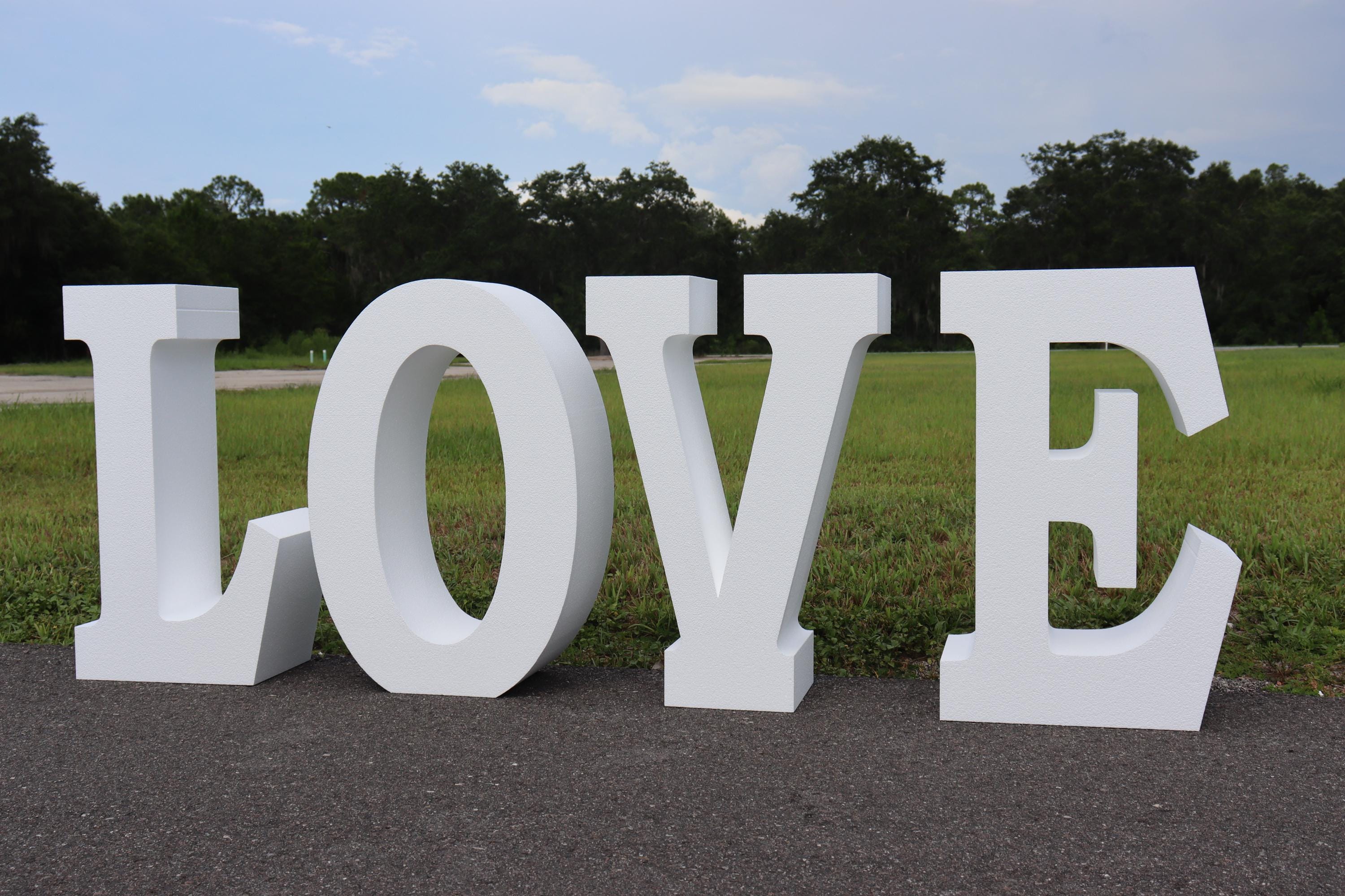 Large Giant Stand Alone 4 Feet Tall Foam Letters! | Massive 4' High ...