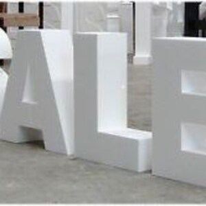 Custom Made 3D Foam Word Letters | Sturdy Blocky Self Standing ...