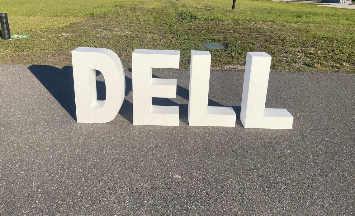 Self Standing Foam Letters for Events | 30" Customizable 3D Characters ...