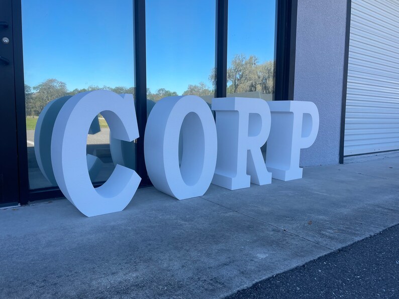 Large Letters for Corporate 3D Styrofoam Words and Letters for ...