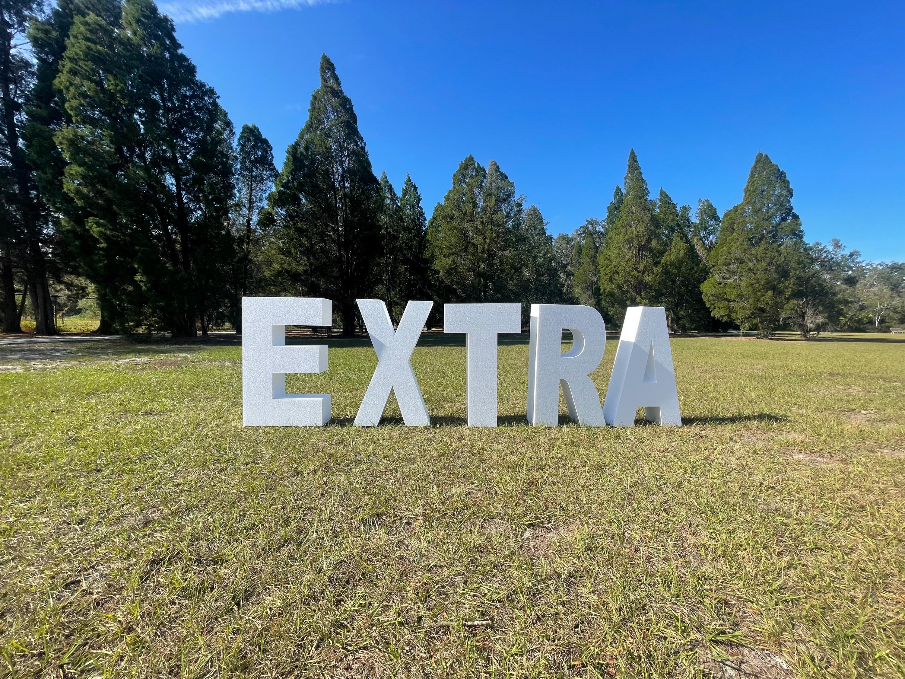 Giant Self Standing Styrofoam Letters Custom Foam Words Standing ...