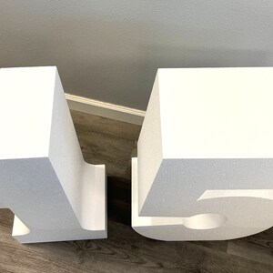 ANY 2 3D Foam Numbers | Sturdy Table Base Numbers for Birthday Parties ...