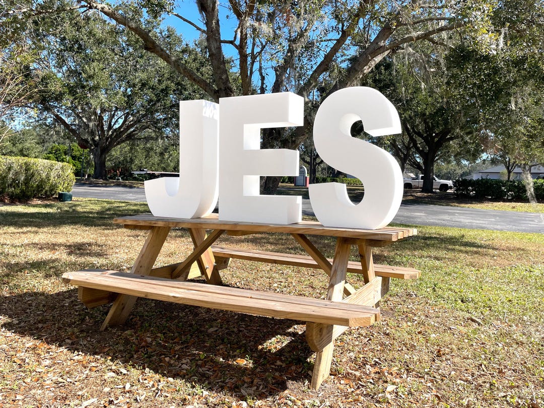 Big Letters for Birthdays, Table Top Letter Sign, Large Custom 30 Inch ...