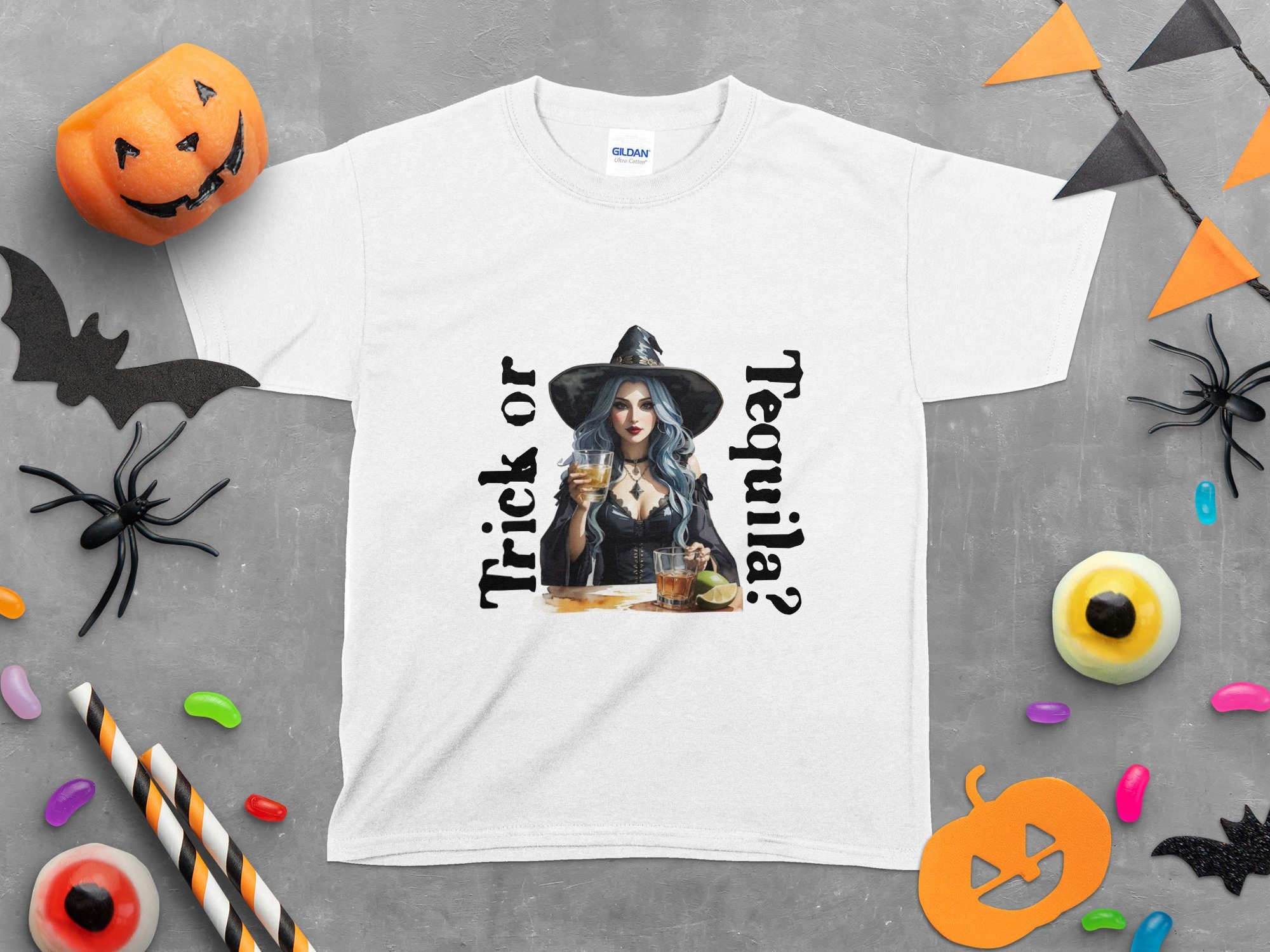 Trick or Tequila? PNG, Halloween PNG, Witch Png, Halloween Shirt, Party ...
