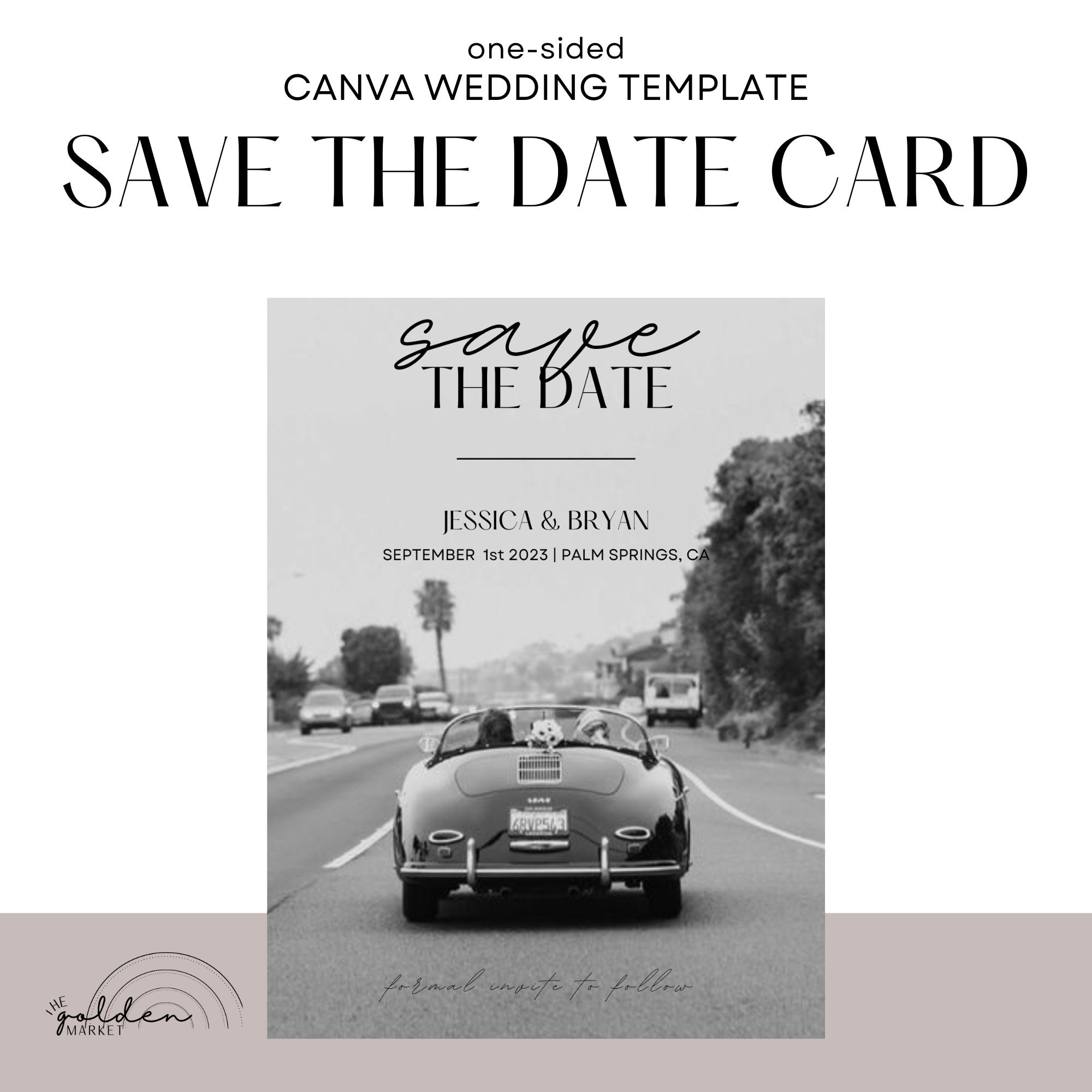 Save the Date Card Save the Date Weddings Minimal Save the - Etsy